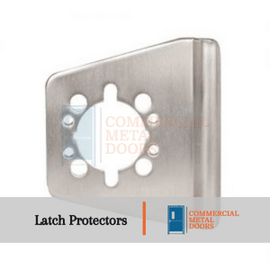 Commercial Door Latch Protector Plates